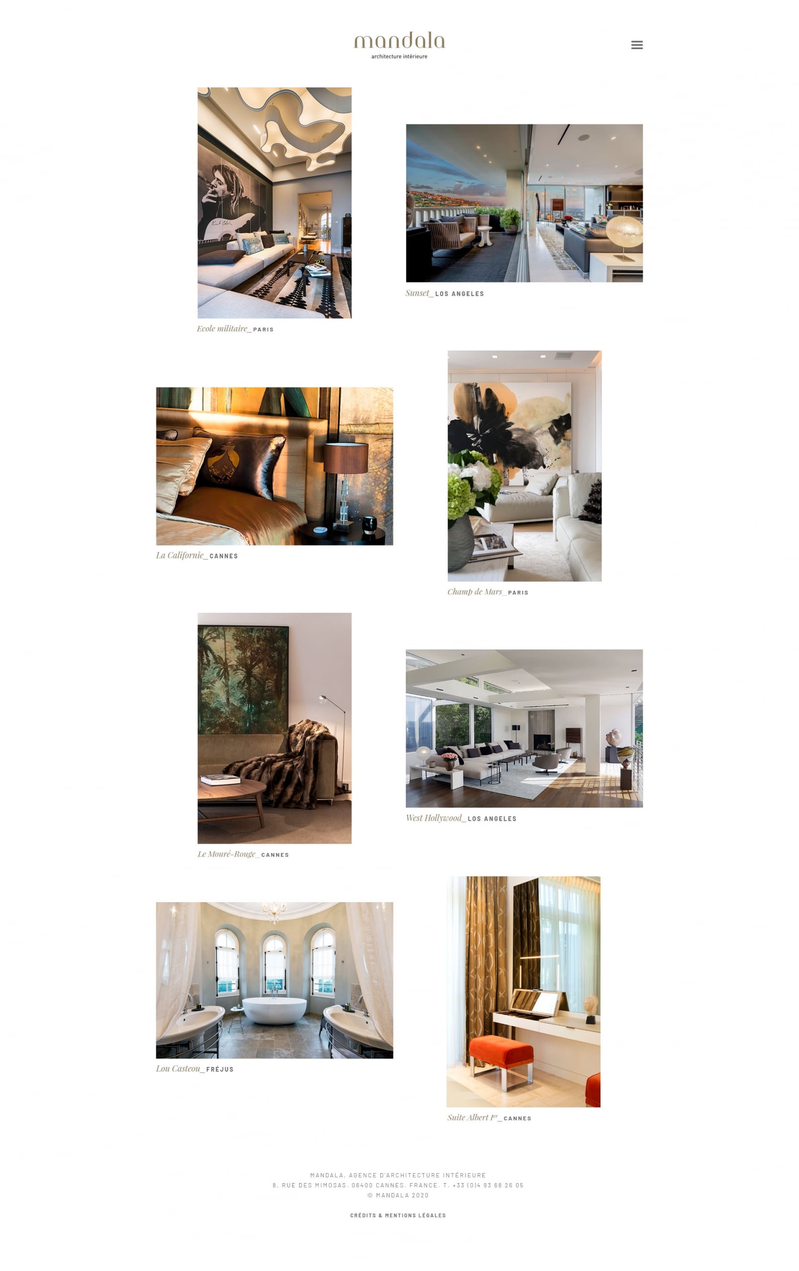 Albert 1er - Cannes by Mandala, Pascal Le Corff's interior architecture ...